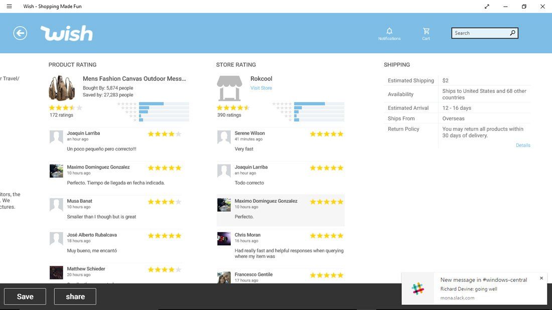 Top Rated Shopping Apps in the Windows 10 Store | Windows Central