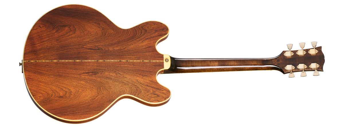 An astonishingly rare Blue Silverburst Explorer, dot-neck 1959 ES-335 ...