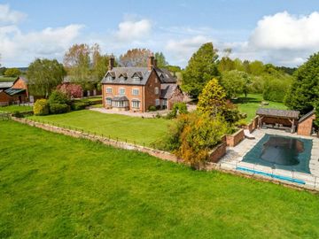 An equestrian dream house for sale with beamed ceilings, and its own ...