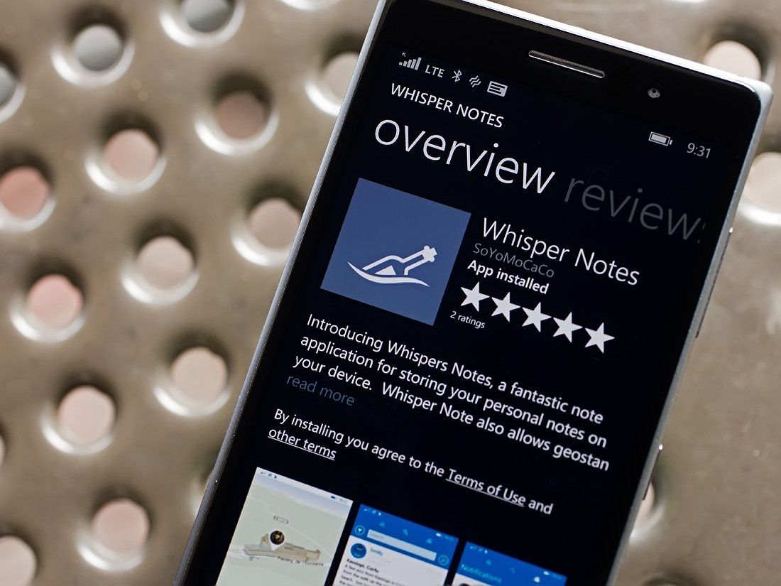 Whisper Notes for Windows Phone, note-taking with a dash of social ...