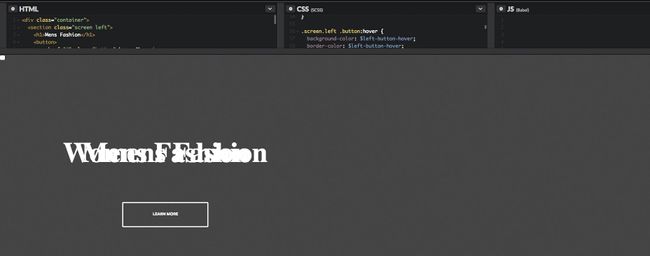 Build an animated split-screen landing page | Creative Bloq