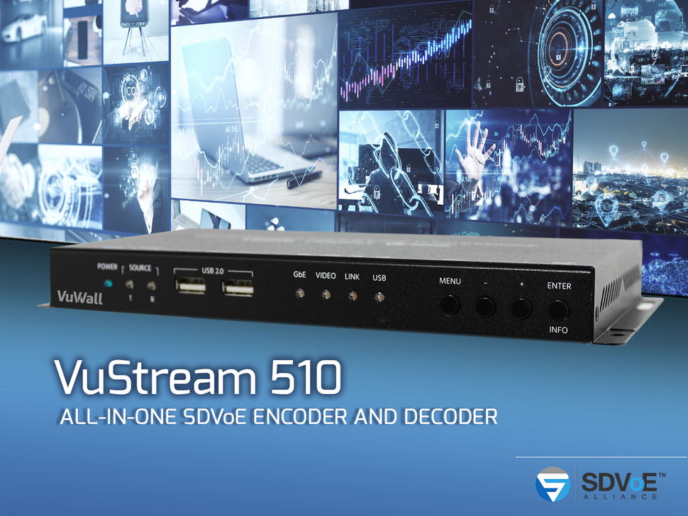 VuWall Releases New VuStream 510 SDVoE Encoder/Decoder | AVNetwork