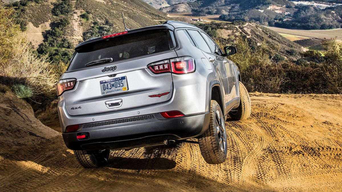 The 2020 Jeep Compass has a 4x4 snow mode that kept me from sliding ...