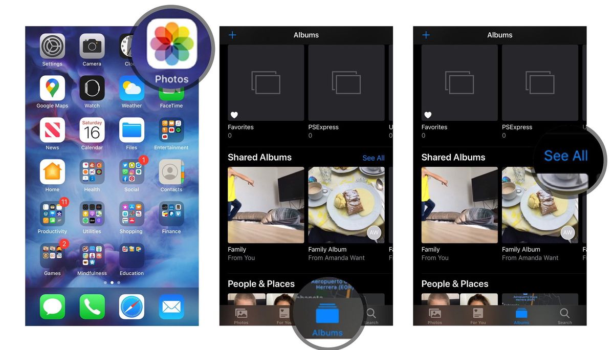 How to view and create shared photo albums on your iPhone, iPad, Mac ...