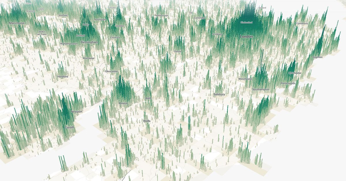 Stunning dataviz project maps the world's population | Creative Bloq