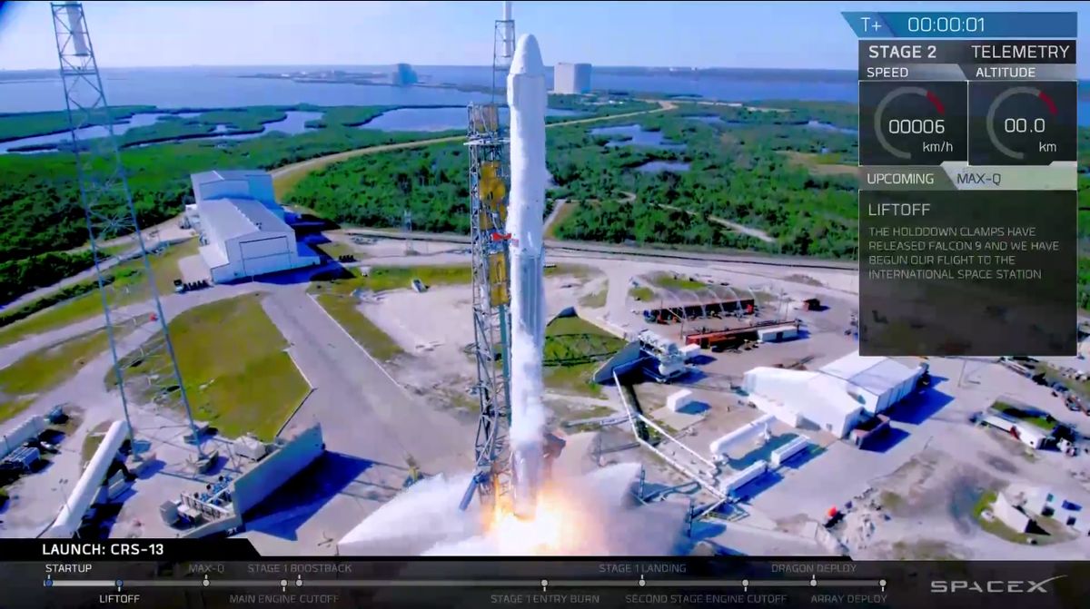 In Photos: SpaceX Launches Used Falcon 9 Rocket, Dragon Capsule on CRS ...