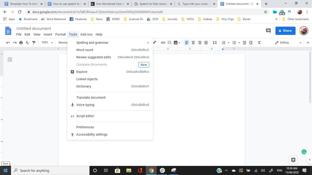 How To Use Speech to text In Google Docs TechRadar