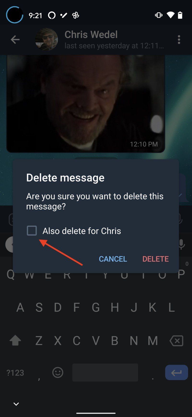 How to delete sent messages in Telegram | Android Central