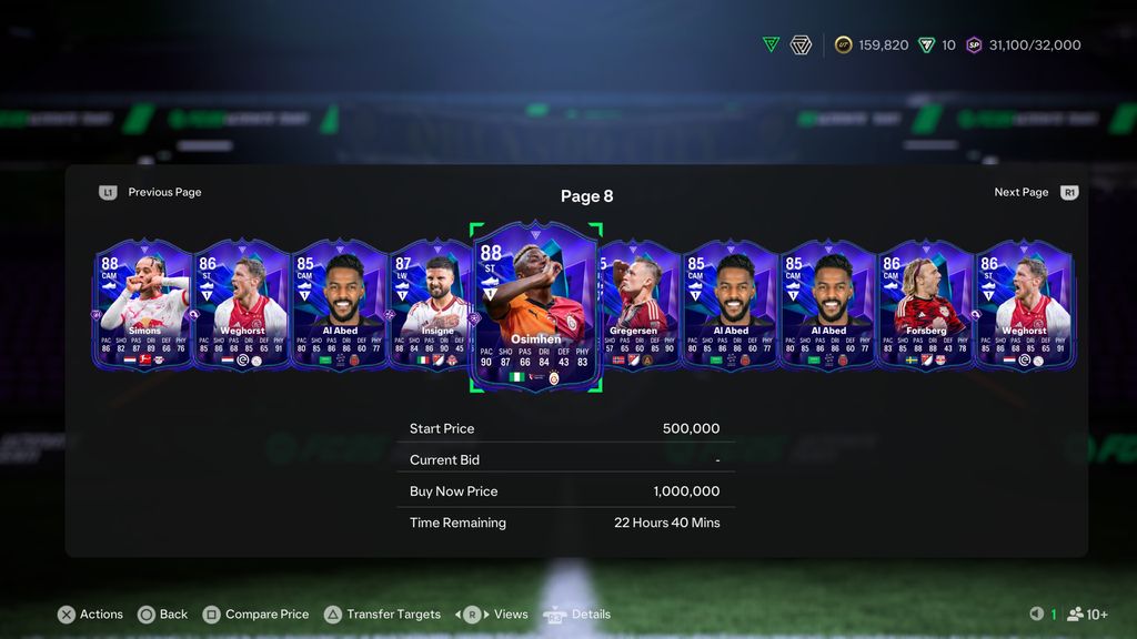 FC 25 FC Pro Live Tracker with upgrades for Xavi Simons and Nathan Ake ...