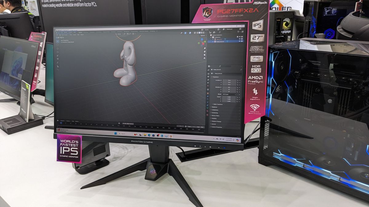 ASRock's 32-inch, 480 Hz OLED monitor is a feast for the eyes and your ...