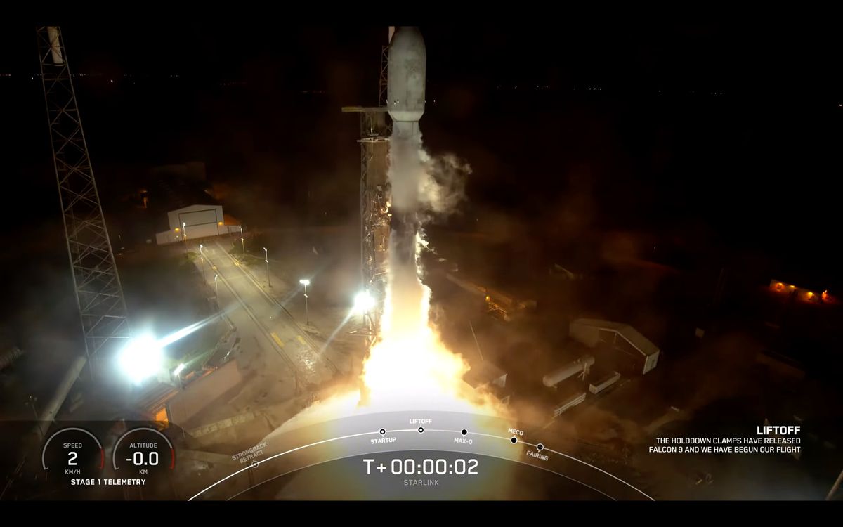 SpaceX launches 22 Starlink satellites, lands rocket at sea | Space