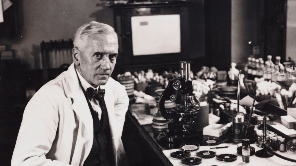 Science history: Alexander Fleming wakes up to funny mold in his petri ...