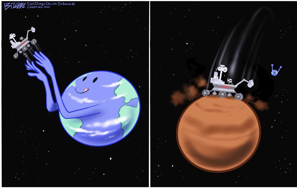 Editorial Cartoon U.S. perseverance mars nasa | The Week