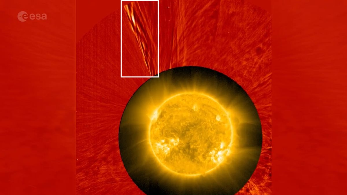 Watch eerie 'UFOs' and a solar 'cyclone' take shape in stunning new ESA ...