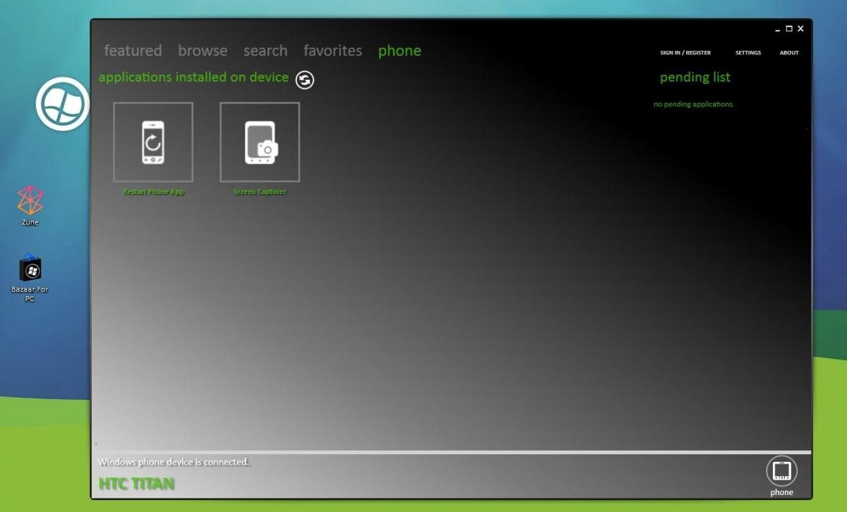 Windows Phone Homebrew Marketplace comes to your Windows Desktop ...