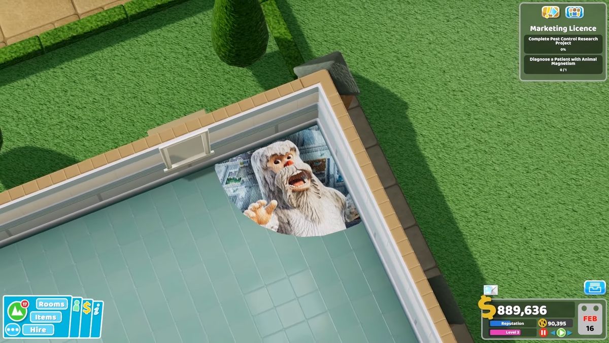 Two Point Hospital now has Workshop support and interior decorating ...