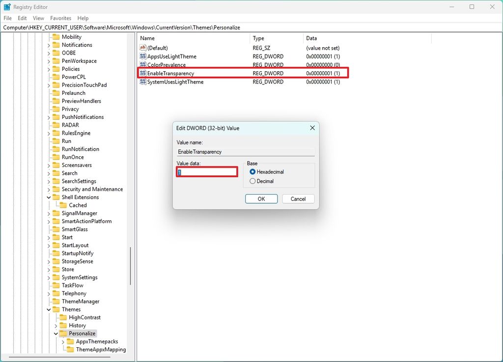 How to disable transparency effects on Windows 11 | Windows Central