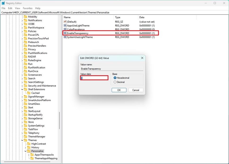 How to disable transparency effects on Windows 11 | Windows Central