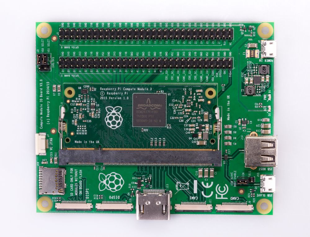 Raspberry Pi Introduces Compute Module 3, Lite Version, And IO Board ...