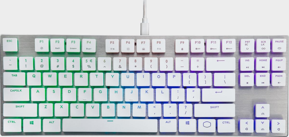 Cooler Master's low-profile keyboards now come in Cheetos-magnet white ...