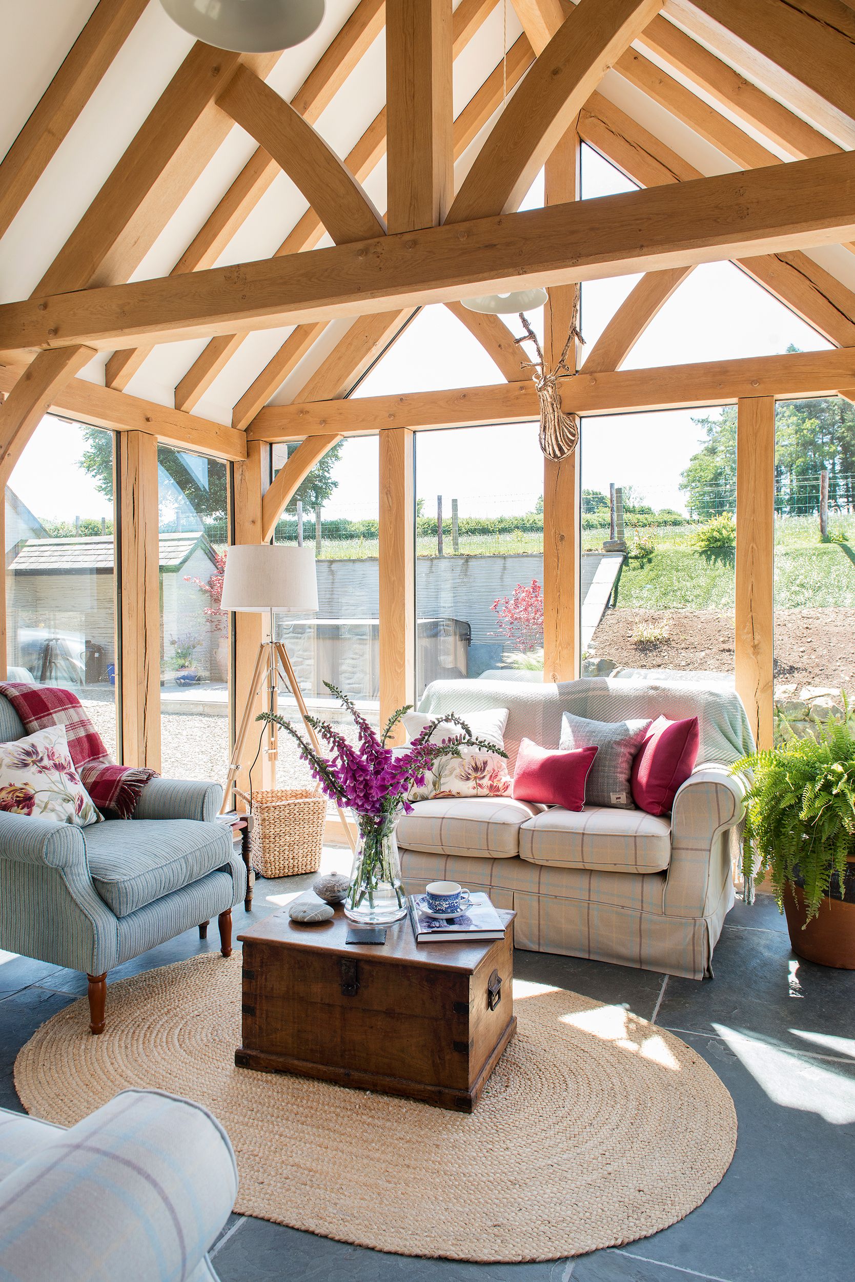 Real home: a thatched Welsh long house extended and updated for modern ...