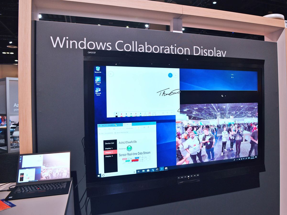 Hands-on with Avocor's Windows Collaboration Display (WCD) | Windows ...