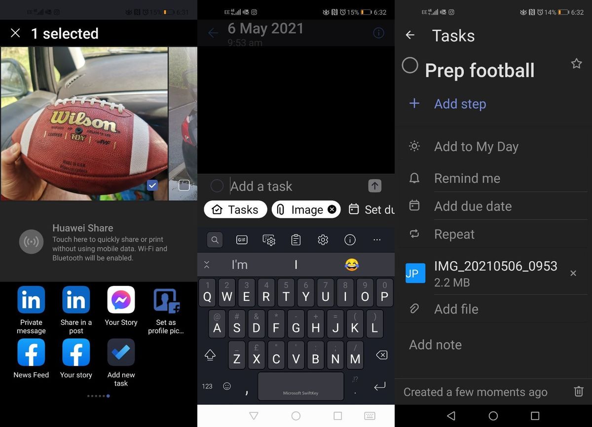 You can now create a task in Microsoft To Do by sharing an image on ...