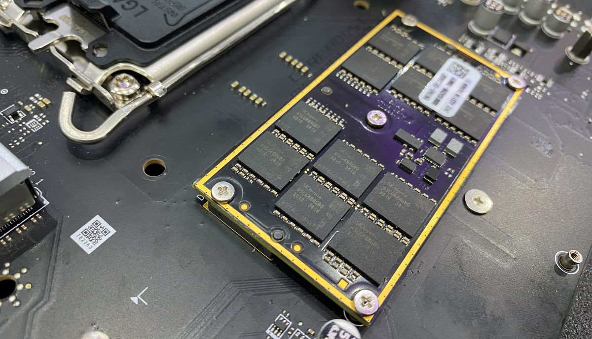 A curious use case for CAMM2 memory modules on desktops: Liquid cooling ...