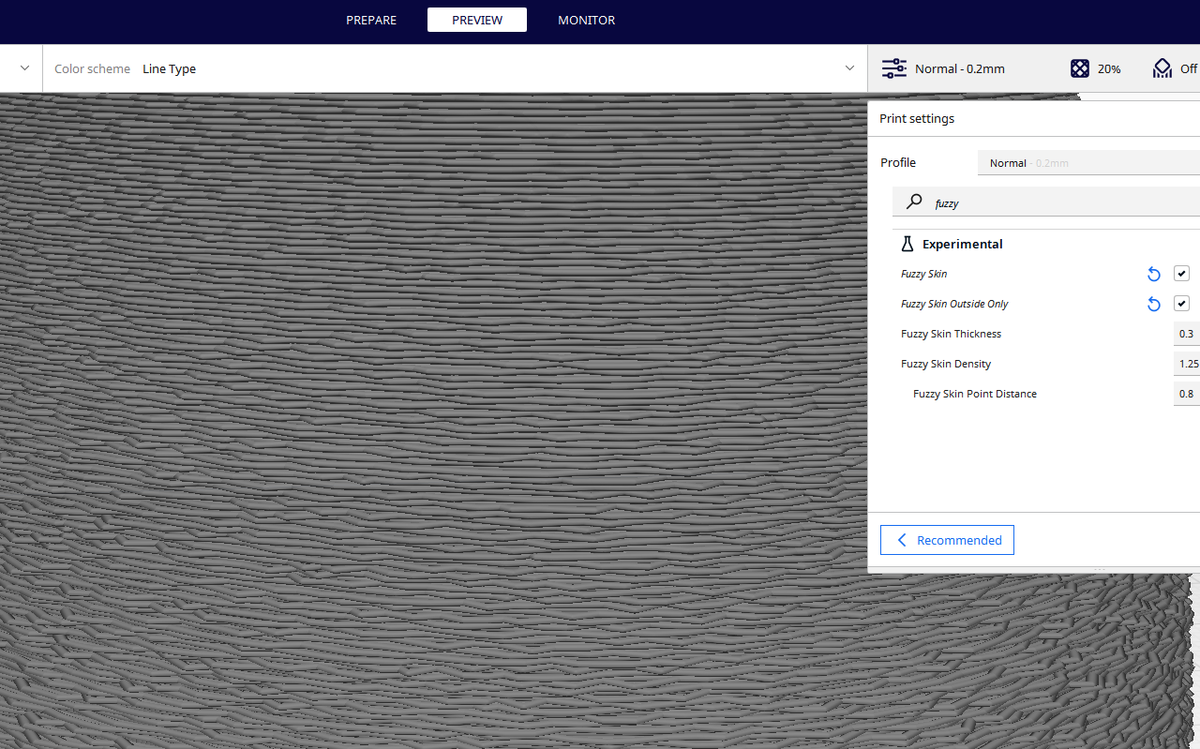 Cura Fuzzy Skin Feature: How to Use it to Add a Textured Surface on 3D ...