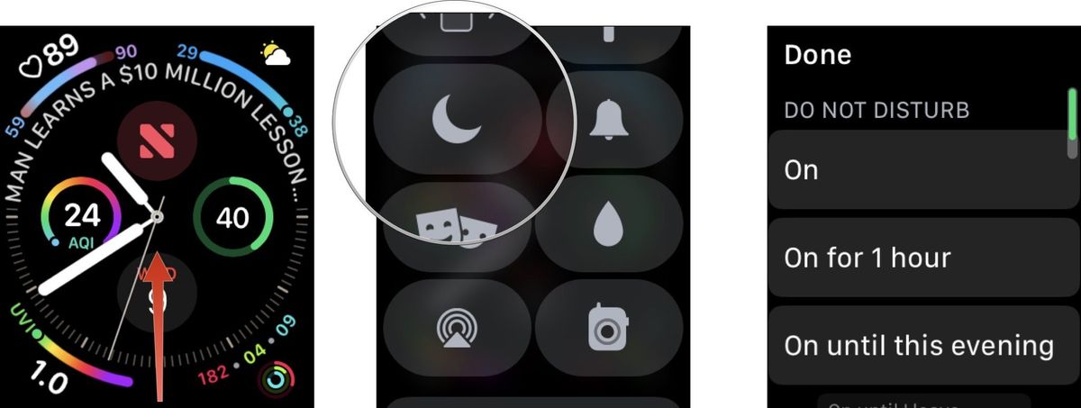 How To Use Apple Watch Do Not Disturb With Watchos Imore