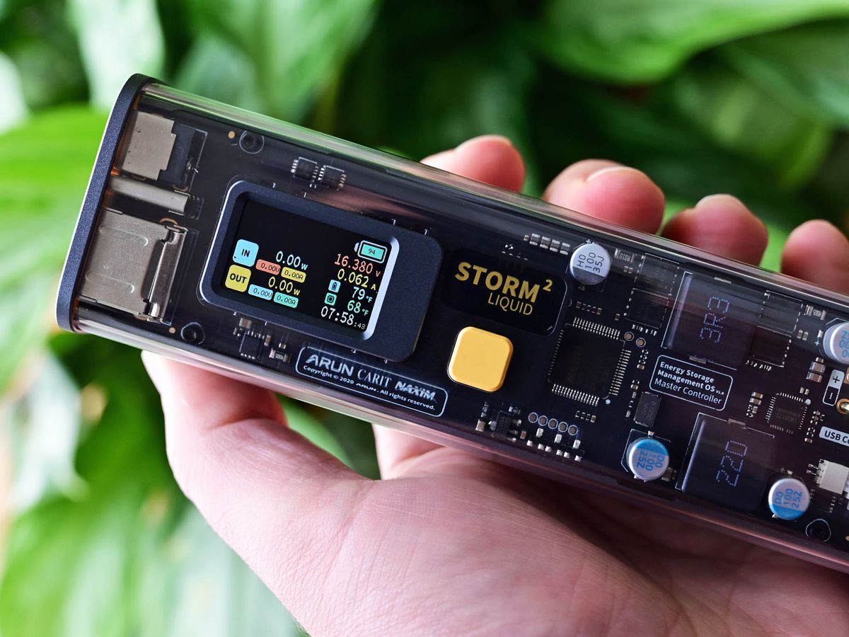 Storm 2 is a 100W portable see-through charger perfect for that ...