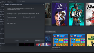 Steam backup | PC Gamer