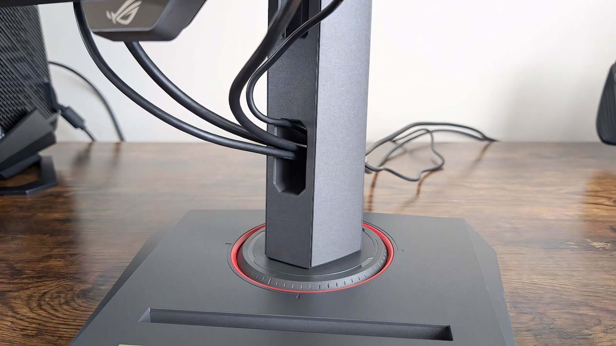 The ASUS ROG Strix OLED gaming monitor offers many helpful features in ...