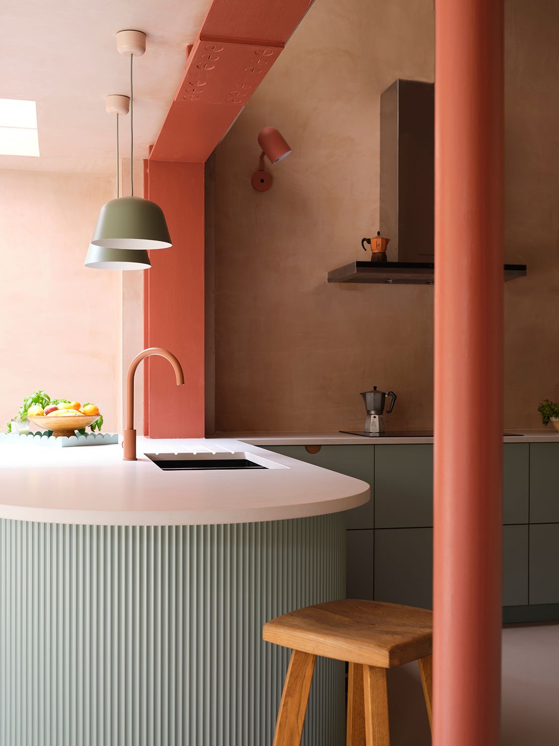 Color layering is the way designers create soothing kitchens | Livingetc