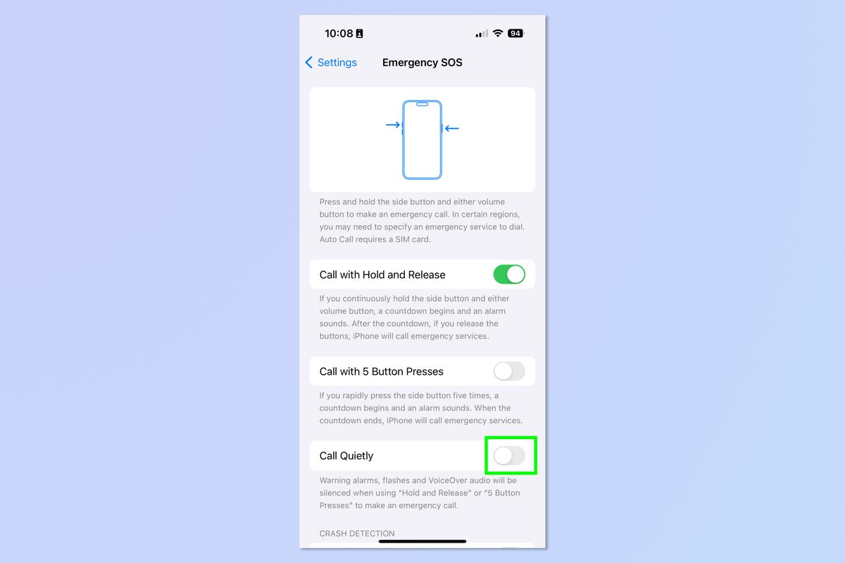 This iPhone feature calls emergency services silently when you're in ...