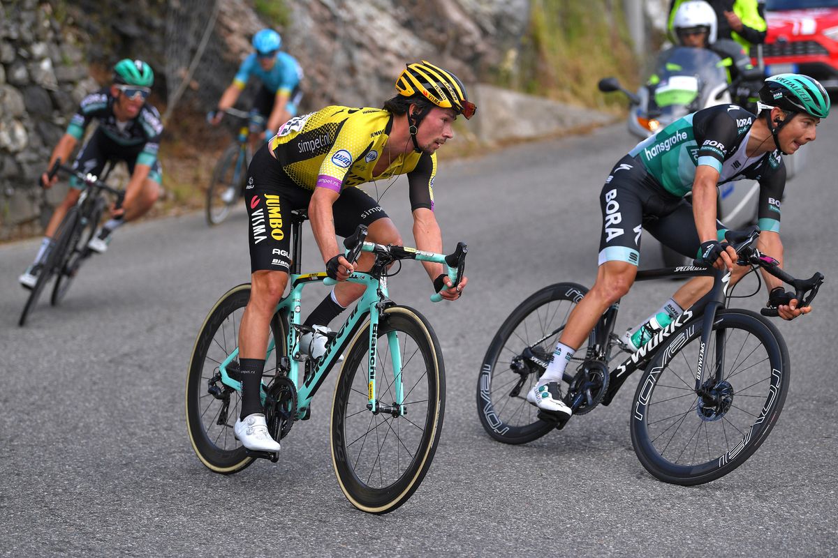 Watch: The moment Primož Roglič crashed on the descent and lost ...