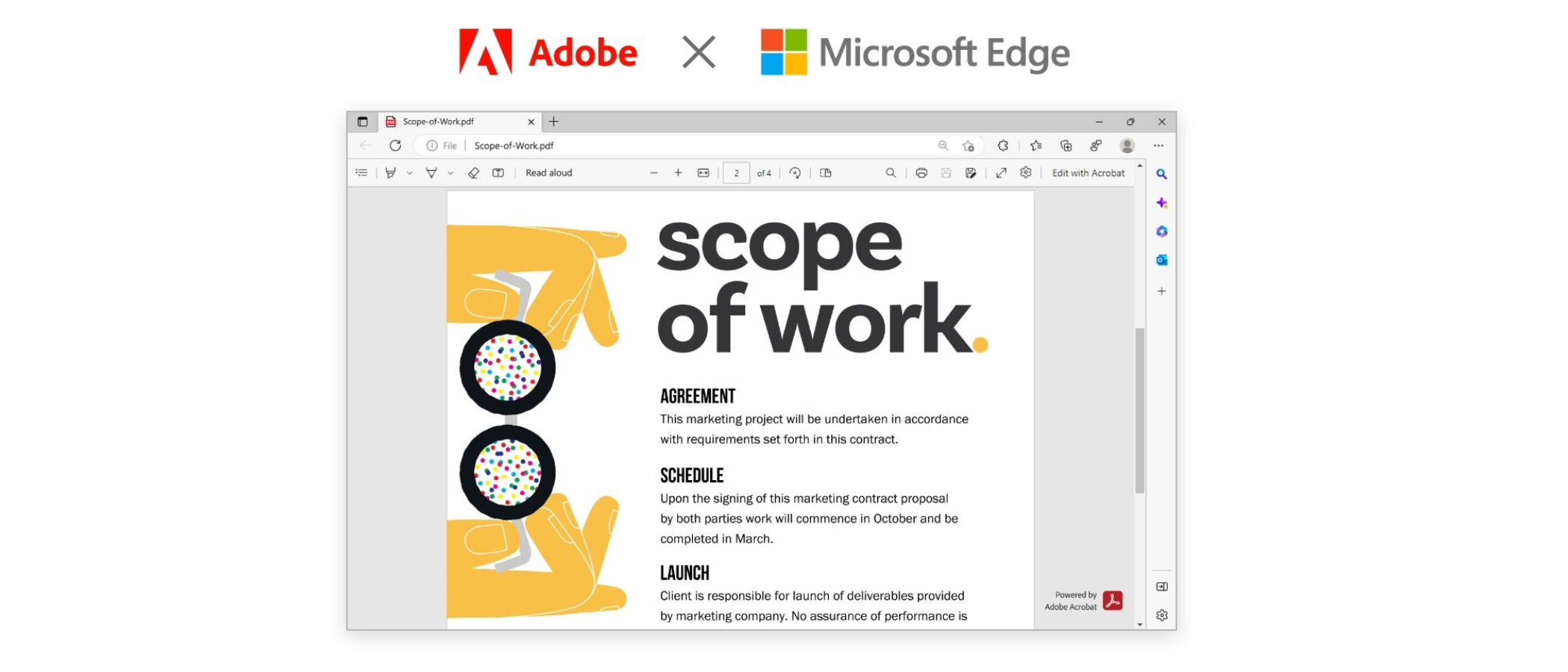 Adobe Acrobat to power Microsoft Edge's free PDF reader | TechRadar