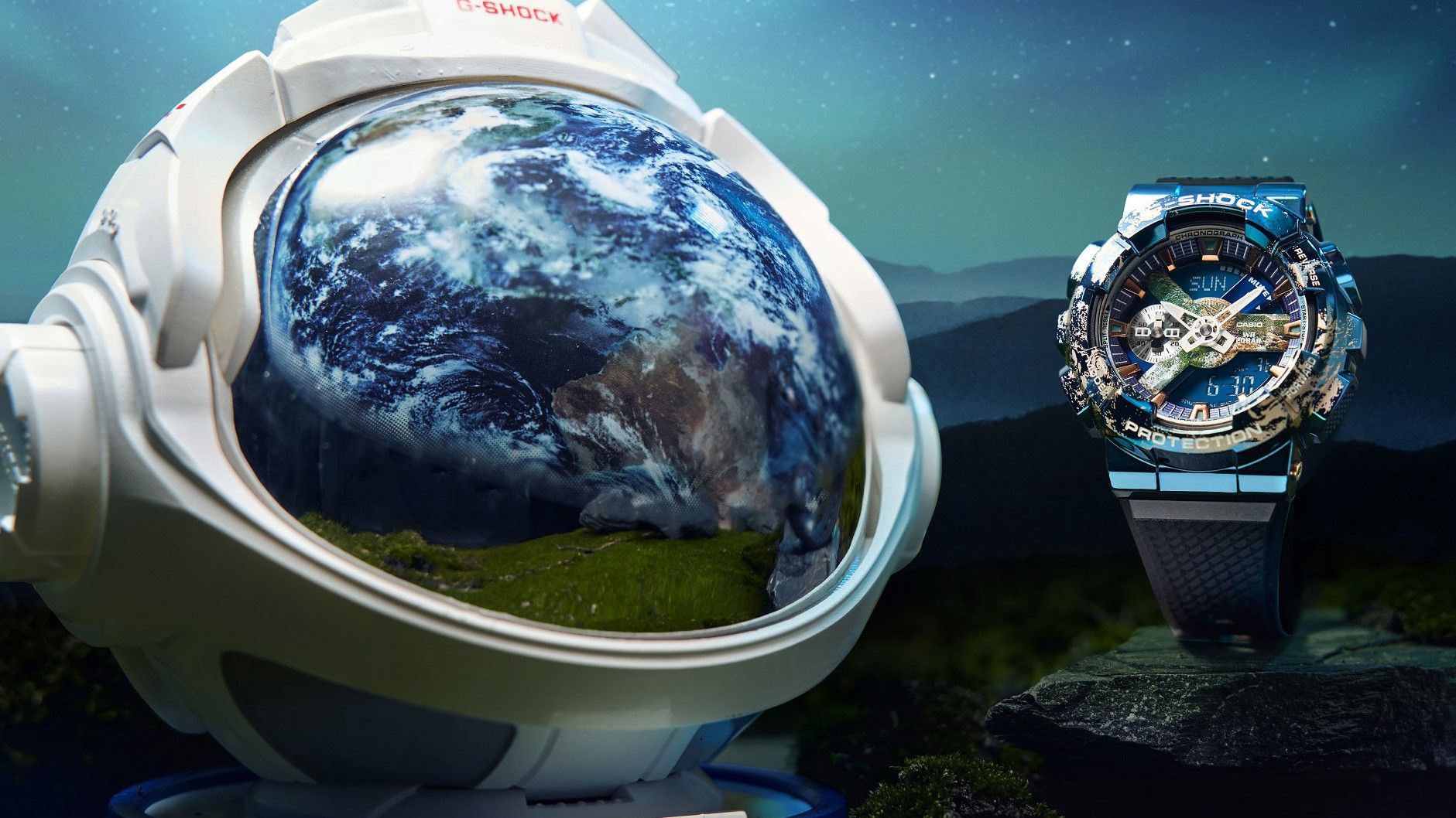 Casio launches Earth-themed G-Shock watch, complete with astronaut ...