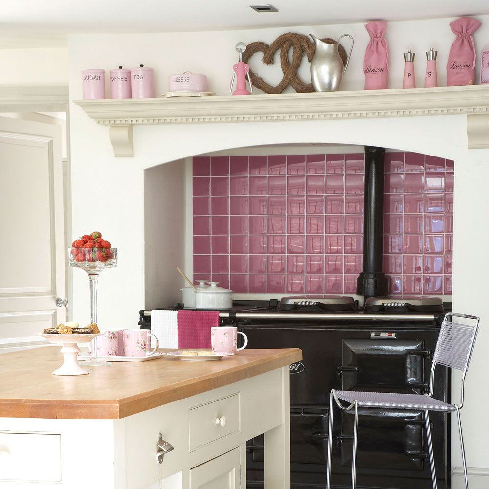 16 pink kitchen ideas in shades from soft blush to bold fuchsia | Ideal ...