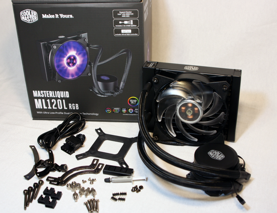 Cooler Master MasterLiquid ML120L RGB CPU Cooler Review - Tom's ...