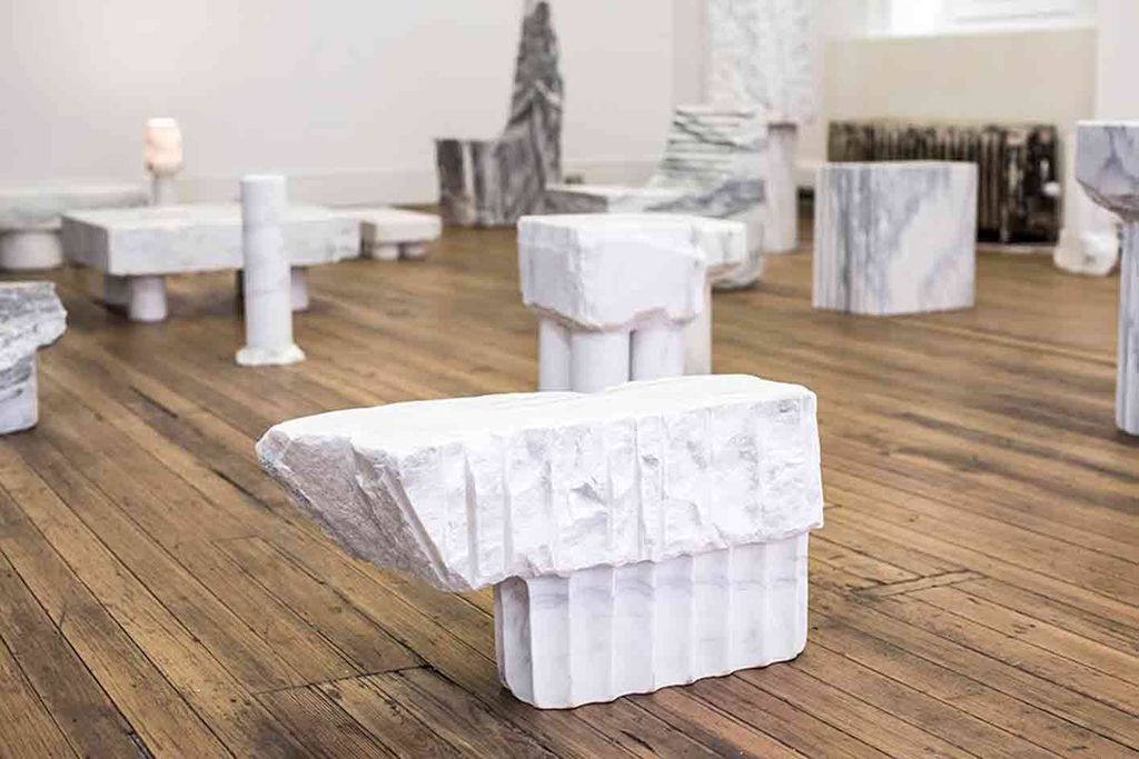 Max Lamb creates sculptural furniture out of marble | Wallpaper*
