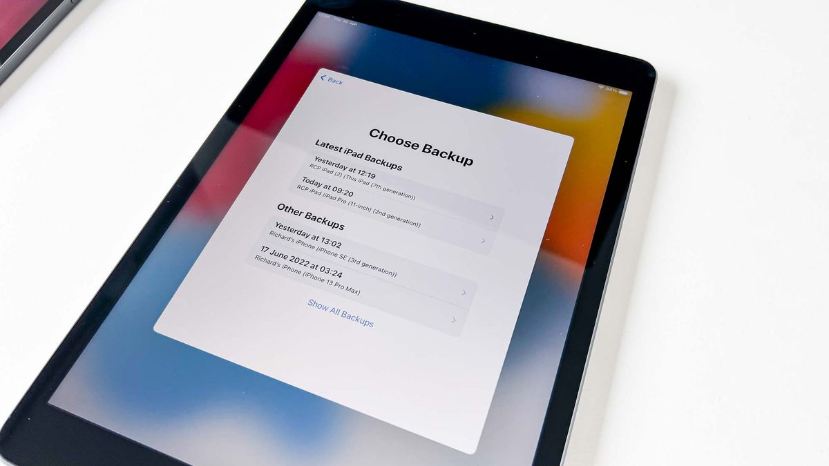 How to transfer data from iPad to iPad | Tom's Guide