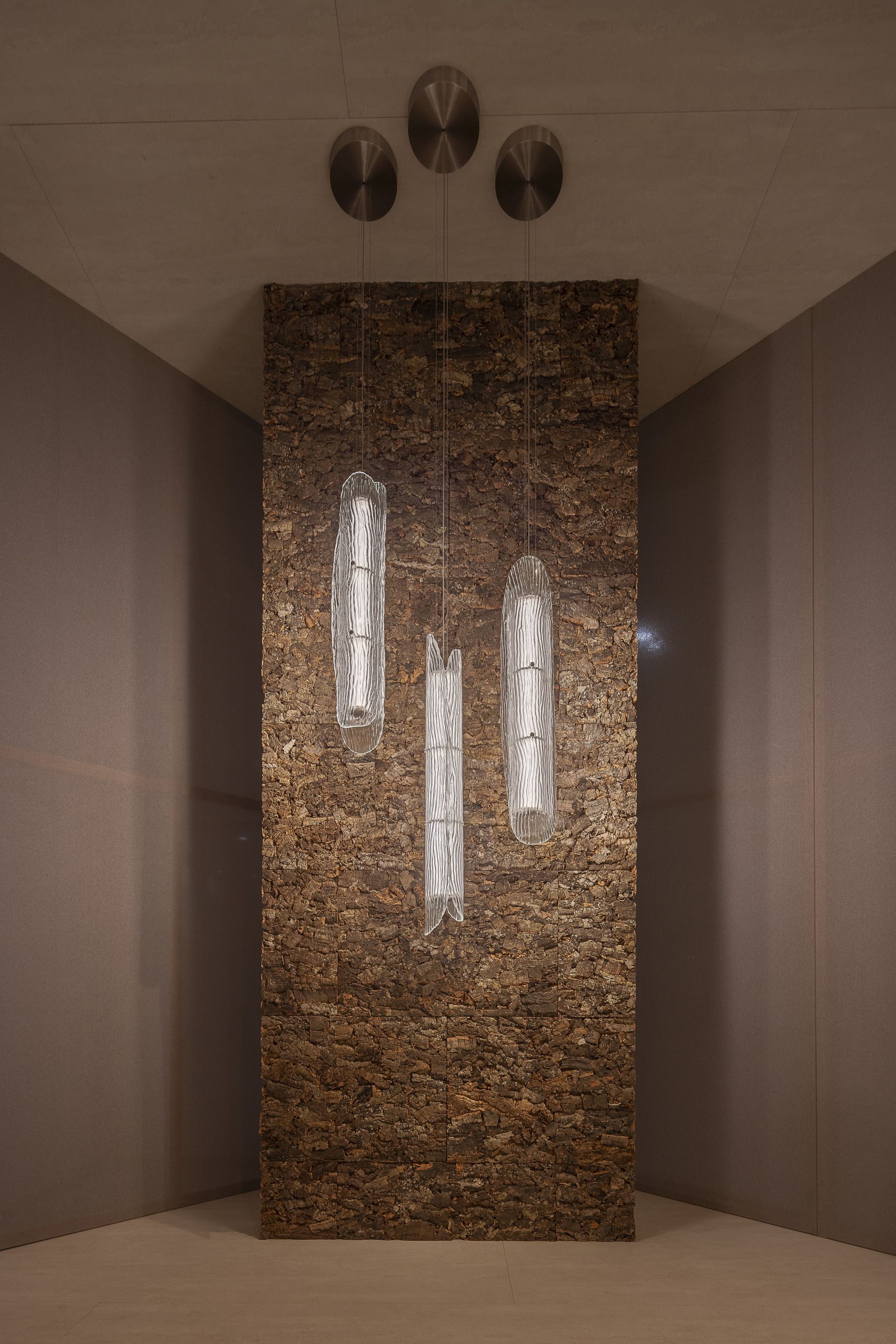 Lasvit at Eurluce 2025: forest, fabric and frozen light | Wallpaper*