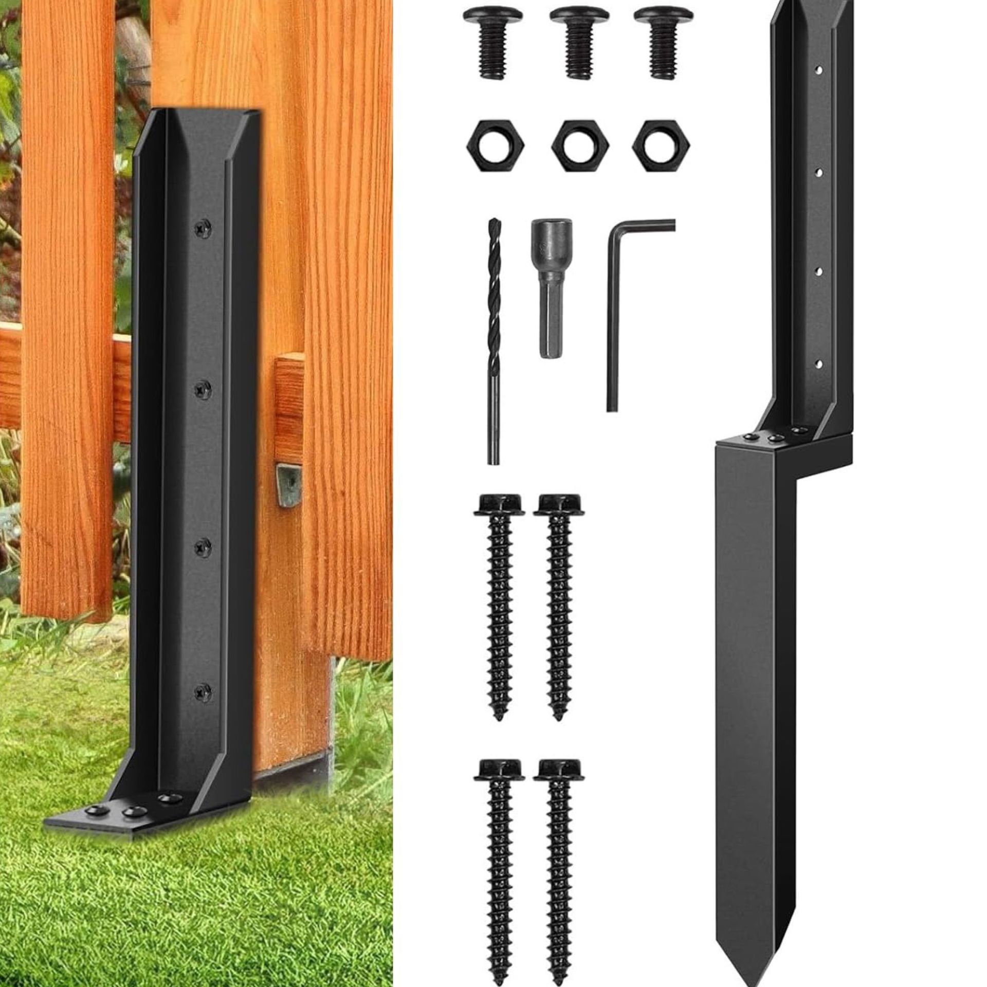 How to fix a leaning fence the easy way for just £25 | Ideal Home