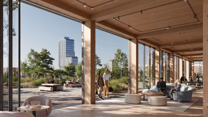 Zoom into Stockholm Wood City, the future of timber building | Wallpaper*