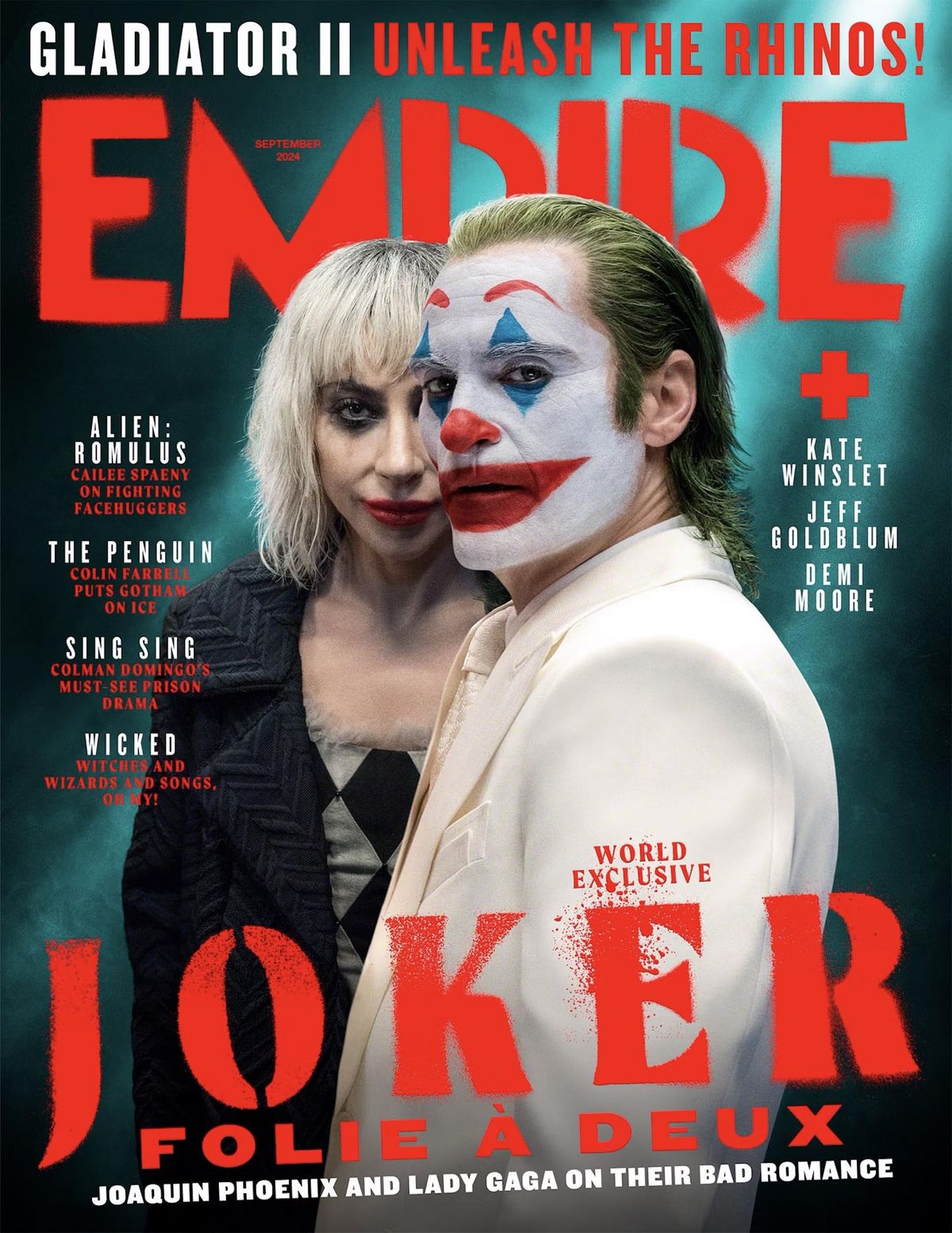 I love the detailed illustration of this Joker 2 magazine cover ...