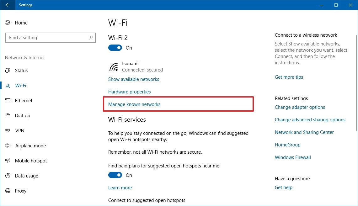 How to manage wireless network connections on Windows 10 | Windows Central How to manage wireless network connections on Windows 10 | Windows Central