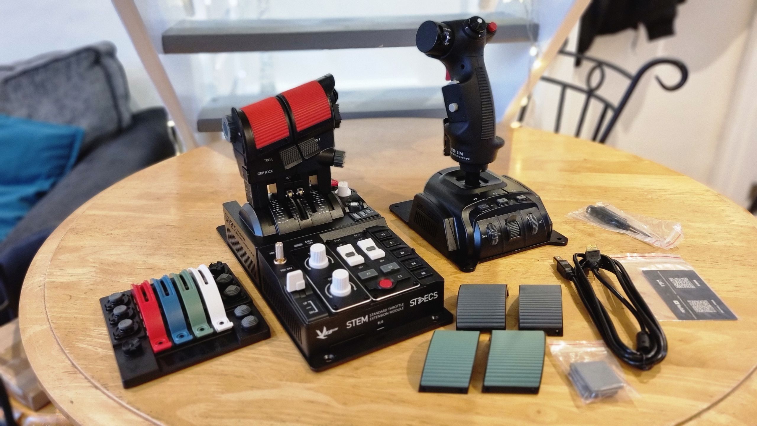 VKB Gladiator NXT EVO F-14 Combat Edition + STECS Throttle System ...