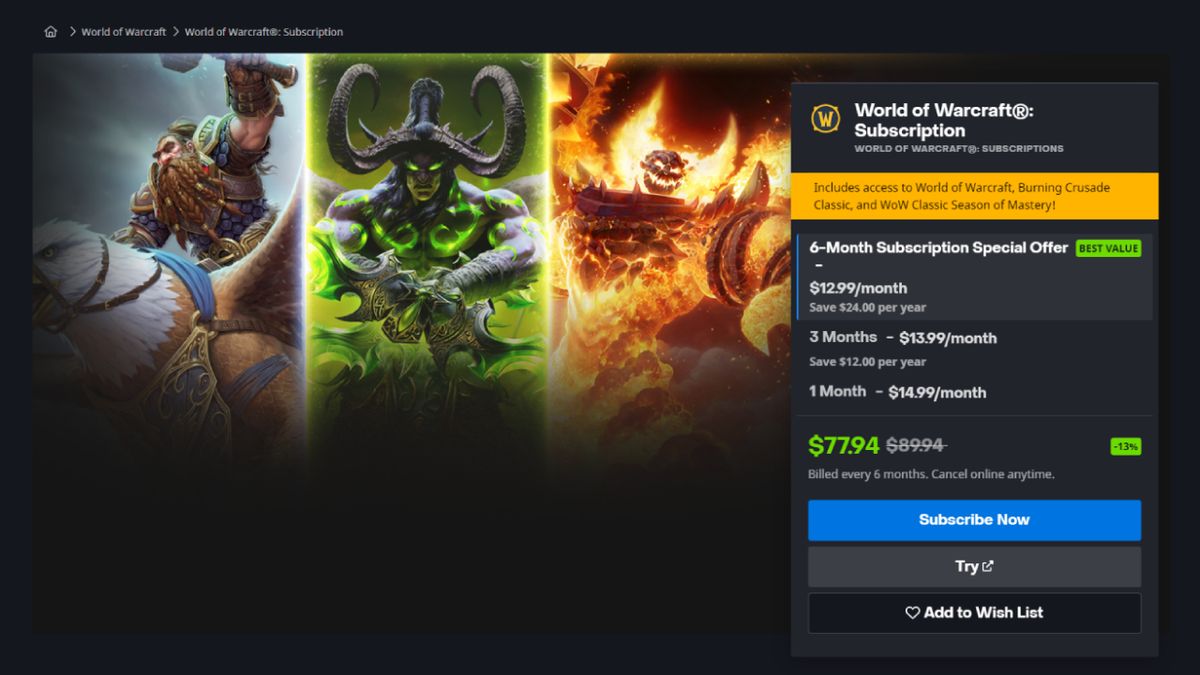 World of Warcraft’s subscription model is destroying the game | Laptop Mag