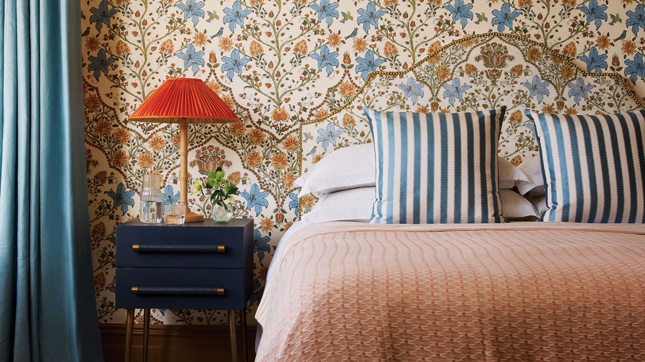 Pattern headboards are making a comeback | Ideal Home